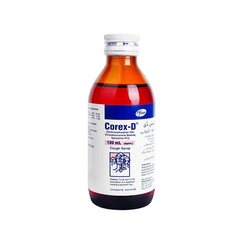 COREX-D COUGH SYRUP 120ML 1’S – Naseem & Co.